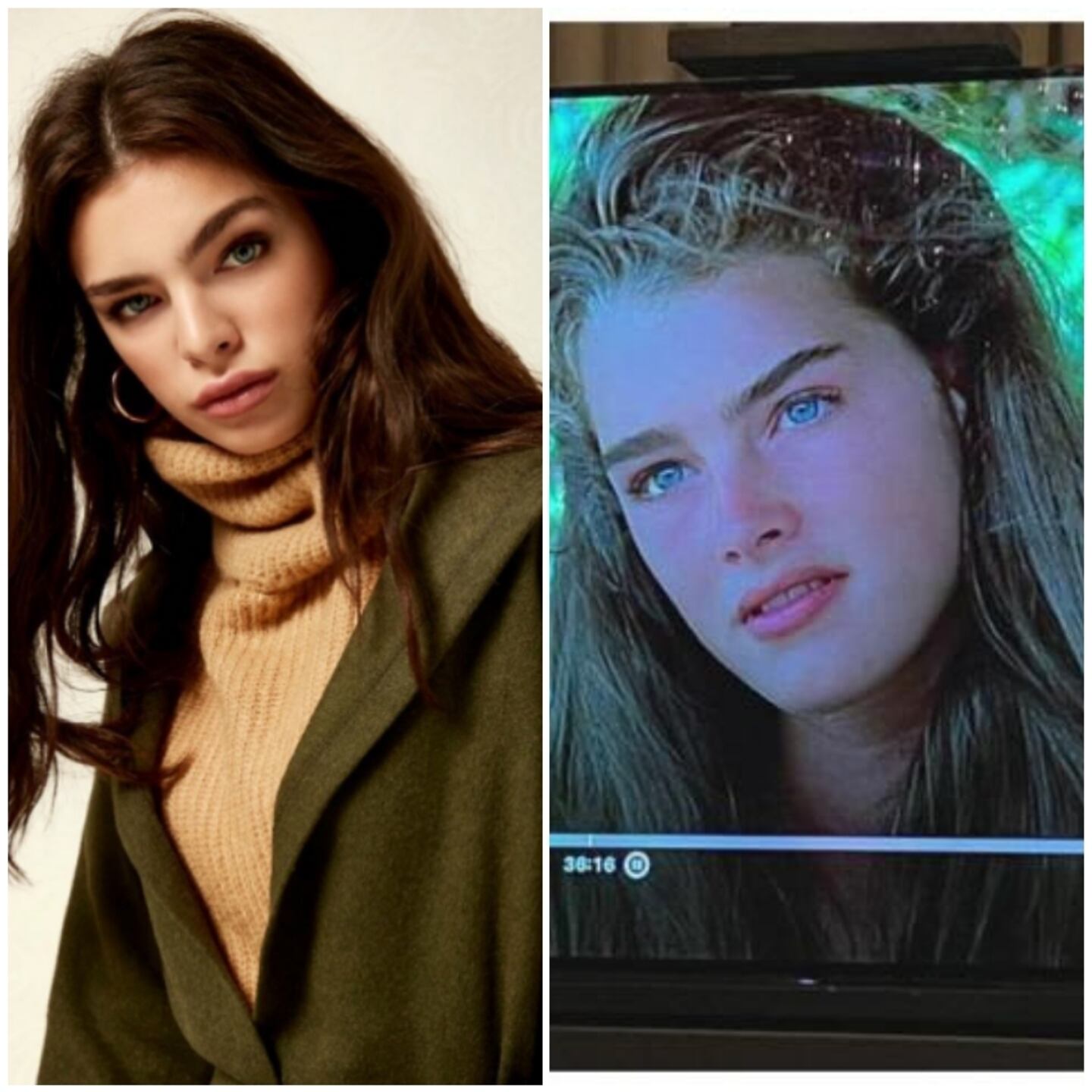 Nadia Ferreira y su increíble parecido a Brooke Shields – Tiempo X