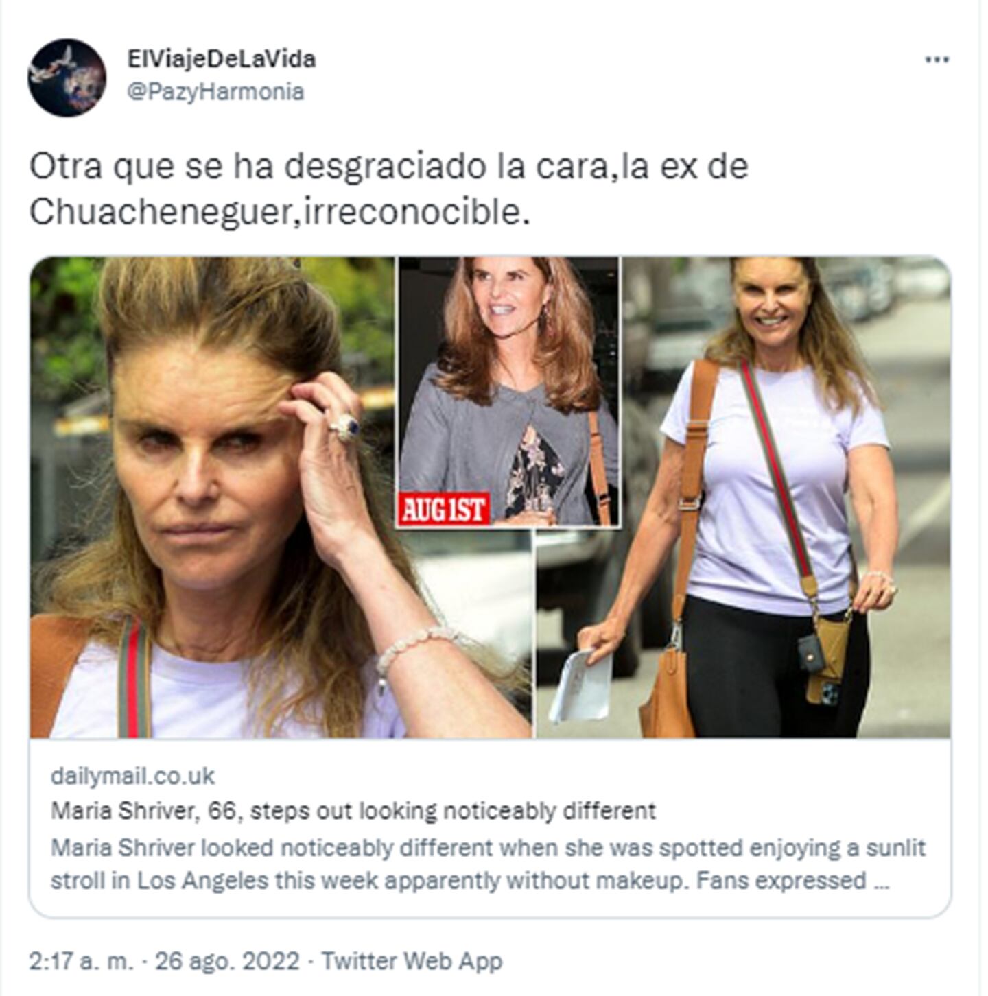 Ex esposa de Arnold Schwarzenegger, Maria Shriver, reaparece ...