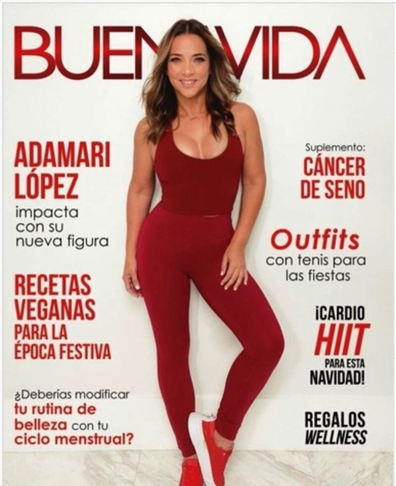 Adamari López enciende con su figura la portada de revista fitness – Tiempo X